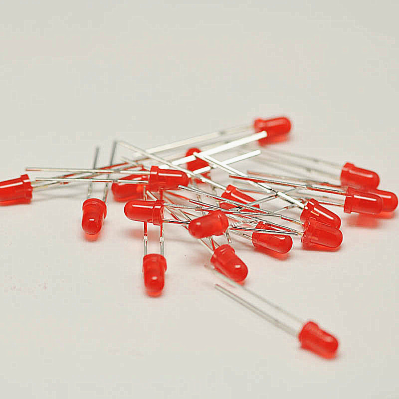100PCS LED F3 3MM RED COLOR RED LIGHT Super Bright Bulb Lamp NEW | eBay
