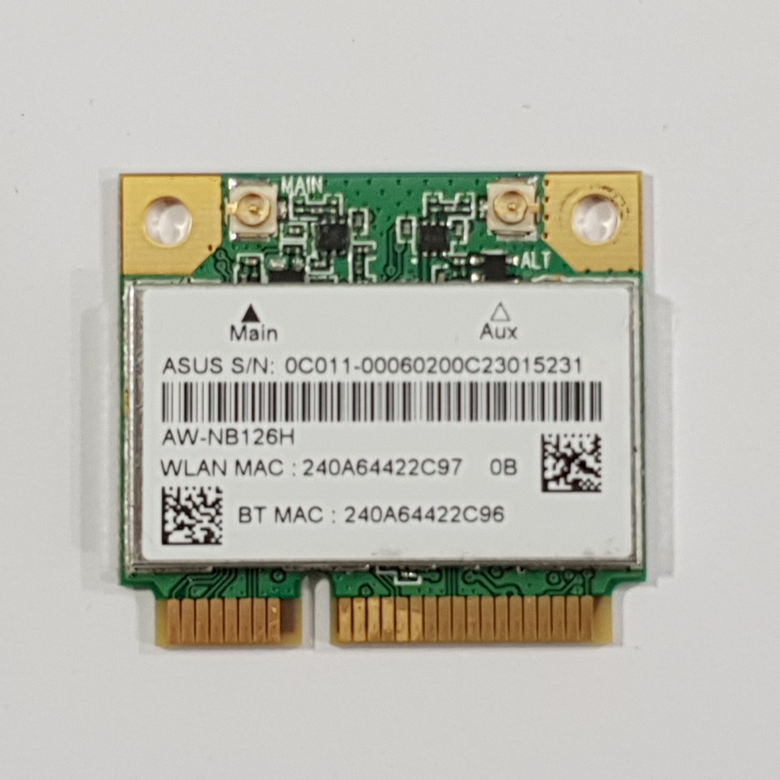 Asus VivoBook V300CA WLAN Karte Wifi Card Wireless AW-NB126H | eBay