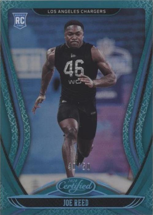 2020 Panini Certified - Rookies Joe Reed #175 Mirror Teal /50 (RC) for ...