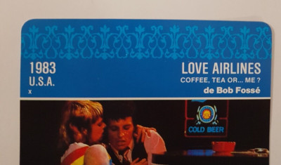 CARTE FICHE CINEMA Série bleue 1983 LOVE AIRLINES Juliet Anderson Tara ...