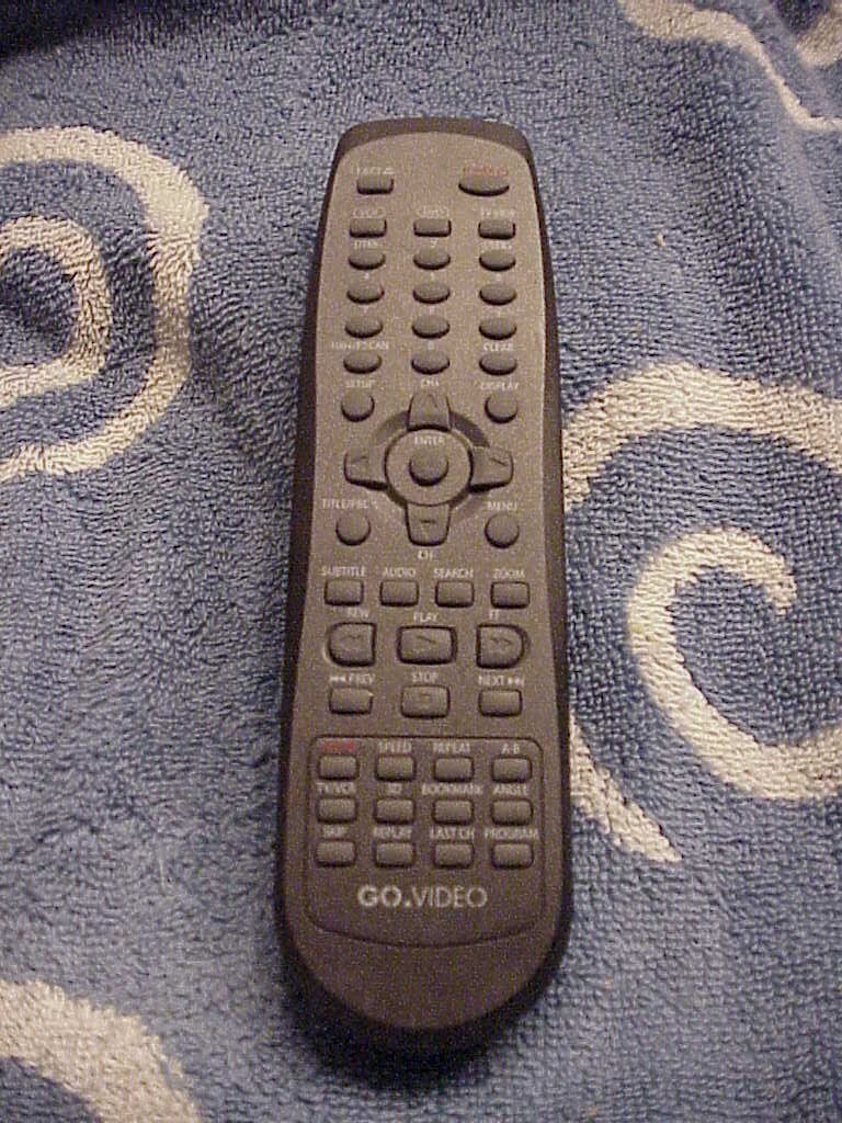 GO VIDEO Remote Control For DVD/VCR Combo Player | eBay