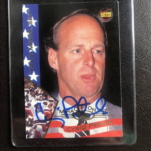 1995 Signature Rookies 🇱🇷Miracle on Ice🥇1980🥅 #43 Craig Patrick ...