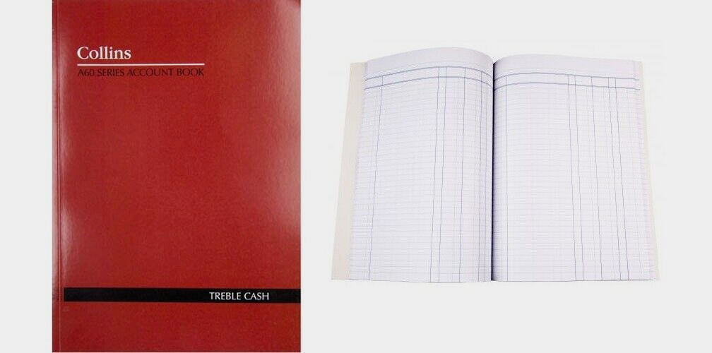 Collins A60 Treble Cash Account Book 10303 for sale online | eBay
