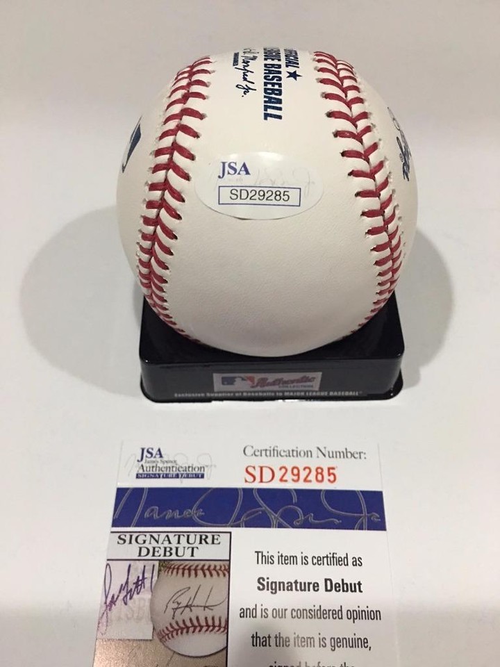 VICTOR ROBLES WASHINGTON NATIONALS WORLD SERIES JSA SIGNED ROMLB ...