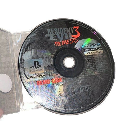 Resident Evil 3 Nemesis DEMO DISK Playstation 1 PS1 1999 Disc Tested ...