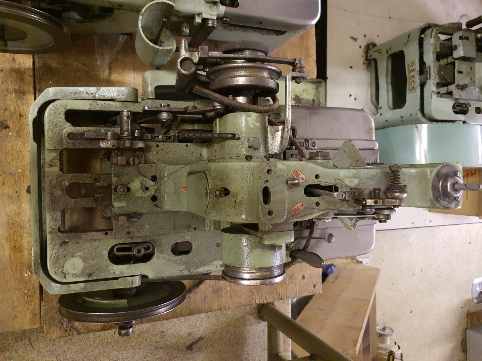 3 Reece 101 Buttonhole Industrial Sewing Machines. Spares Or Repairs ...