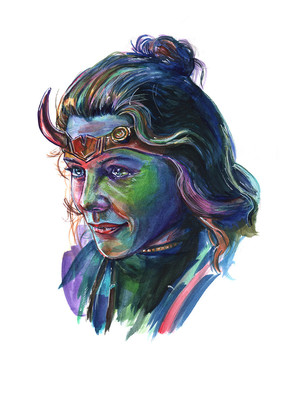 Sylvie Lady Loki by Tim Doyle Screen Print Poster Art MINT | eBay