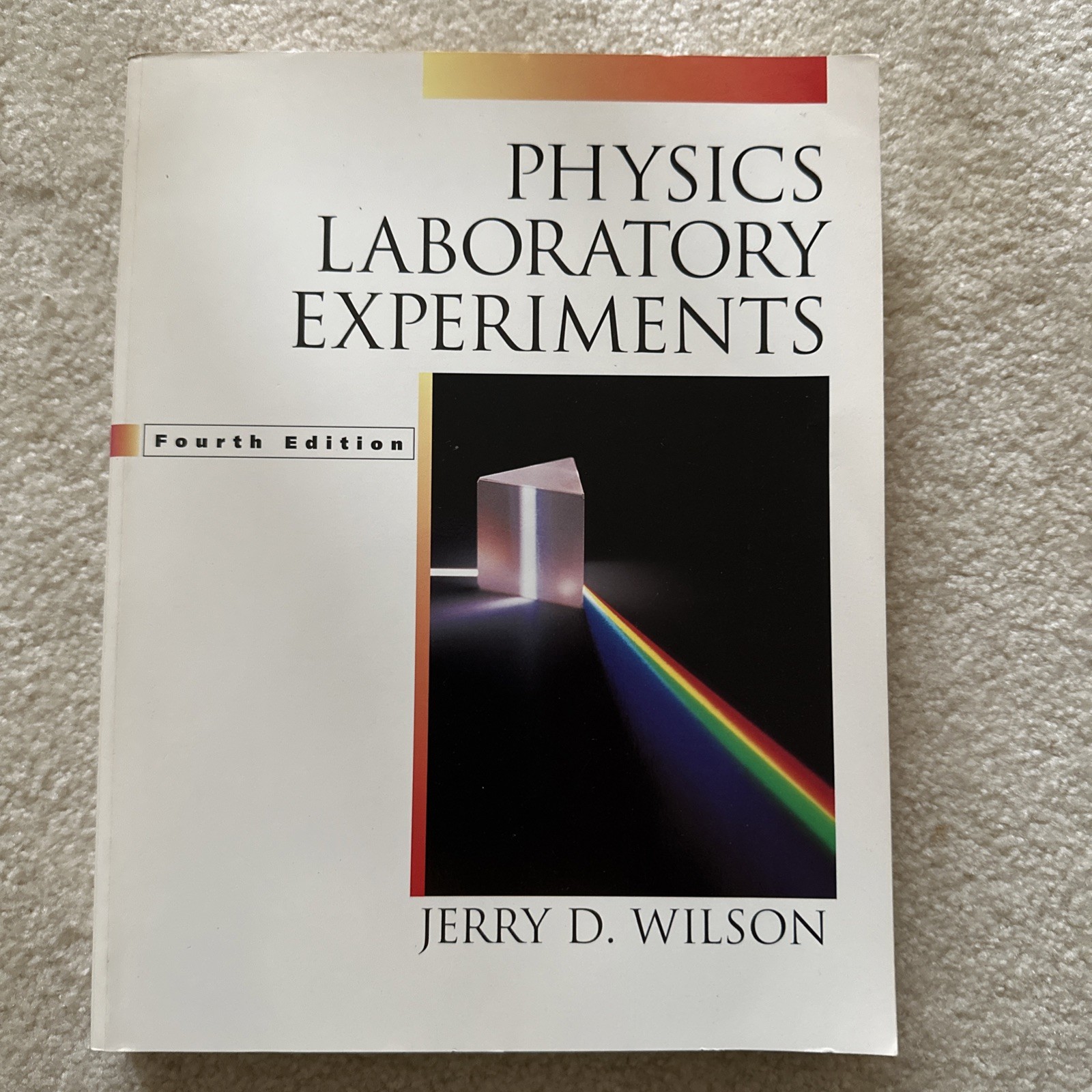 Physics Laboratory Experiments by Jerry D. Wilson | eBay