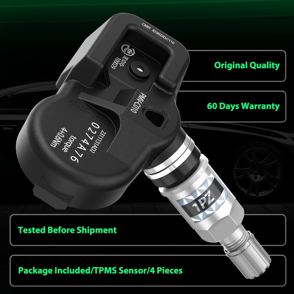 4X Genuine 42607-06020 Tire Pressure Monitoring Sensor For Toyota ...