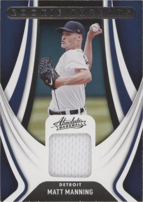 2022 Panini Absolute - Retail Rookie Threads Matt Manning #RT-MM (MEM ...