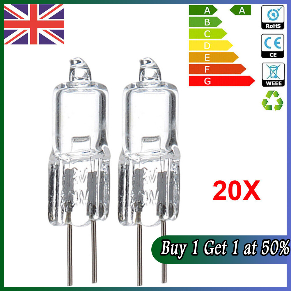 G4 Halogen Capsule Bulbs Light Replace 10W 20W 12 Volt 2 Pin Lamps UK ...