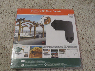 OWT Lite Laredo Sunset 5 in. 12-Gauge Black 90-Degree Steel Flush NEW ...