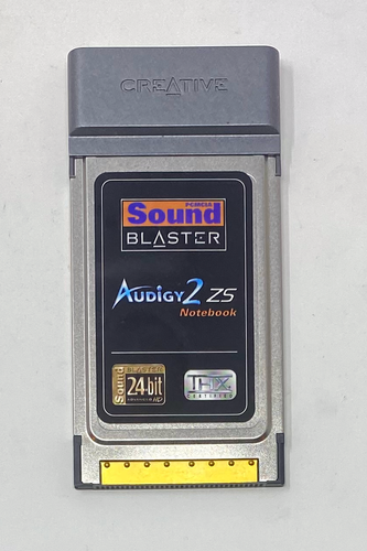 Creative Sound Blaster Audigy 2 ZS Notebook PCMCIA Sound Card - Model ...