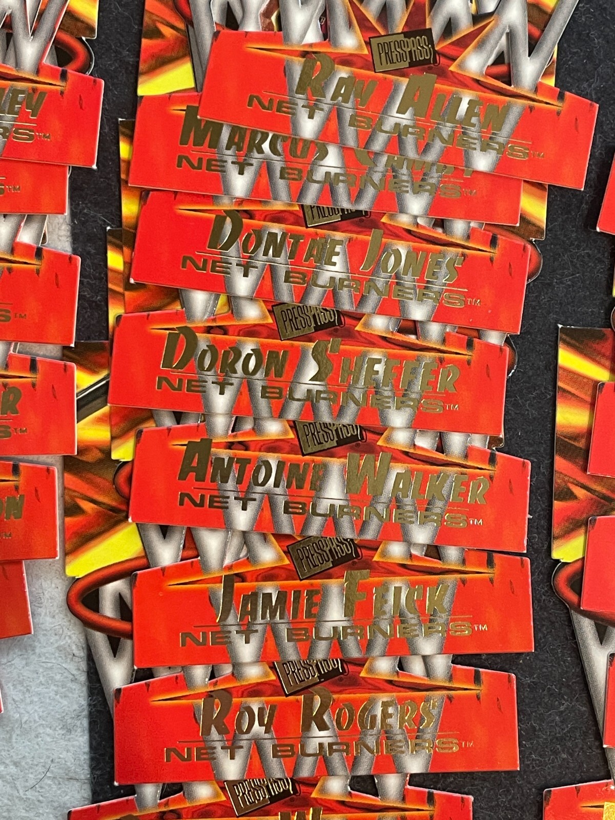 1996 Press Pass Net Burners 23 Card Lot. Ray Allen, Marbury, McDyess ...