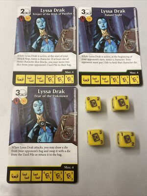 LYSSA DRAK Rare CUR 4 Dice War of Light Set Dice Masters | eBay