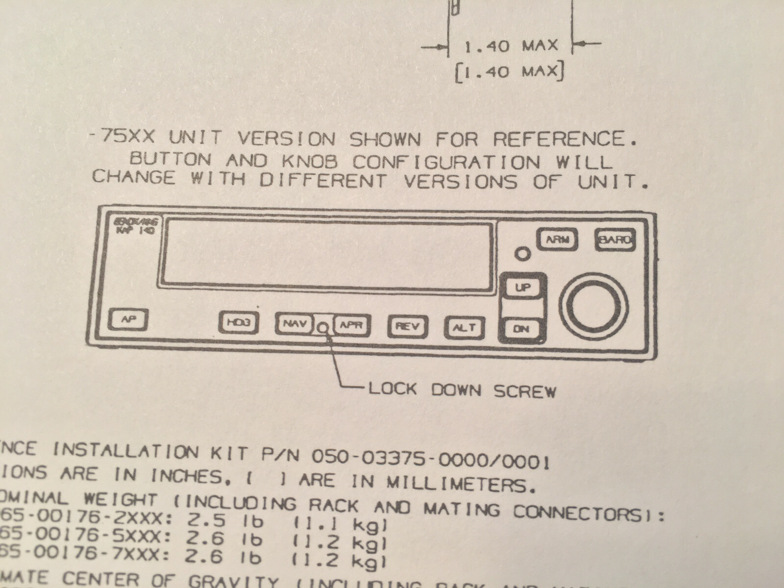 King KAP-140 Flight Control Install Manual | eBay