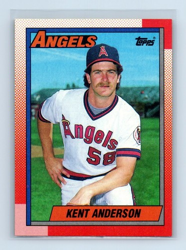 1990 Topps straight from the pack!!! Kent Anderson California Angels ...