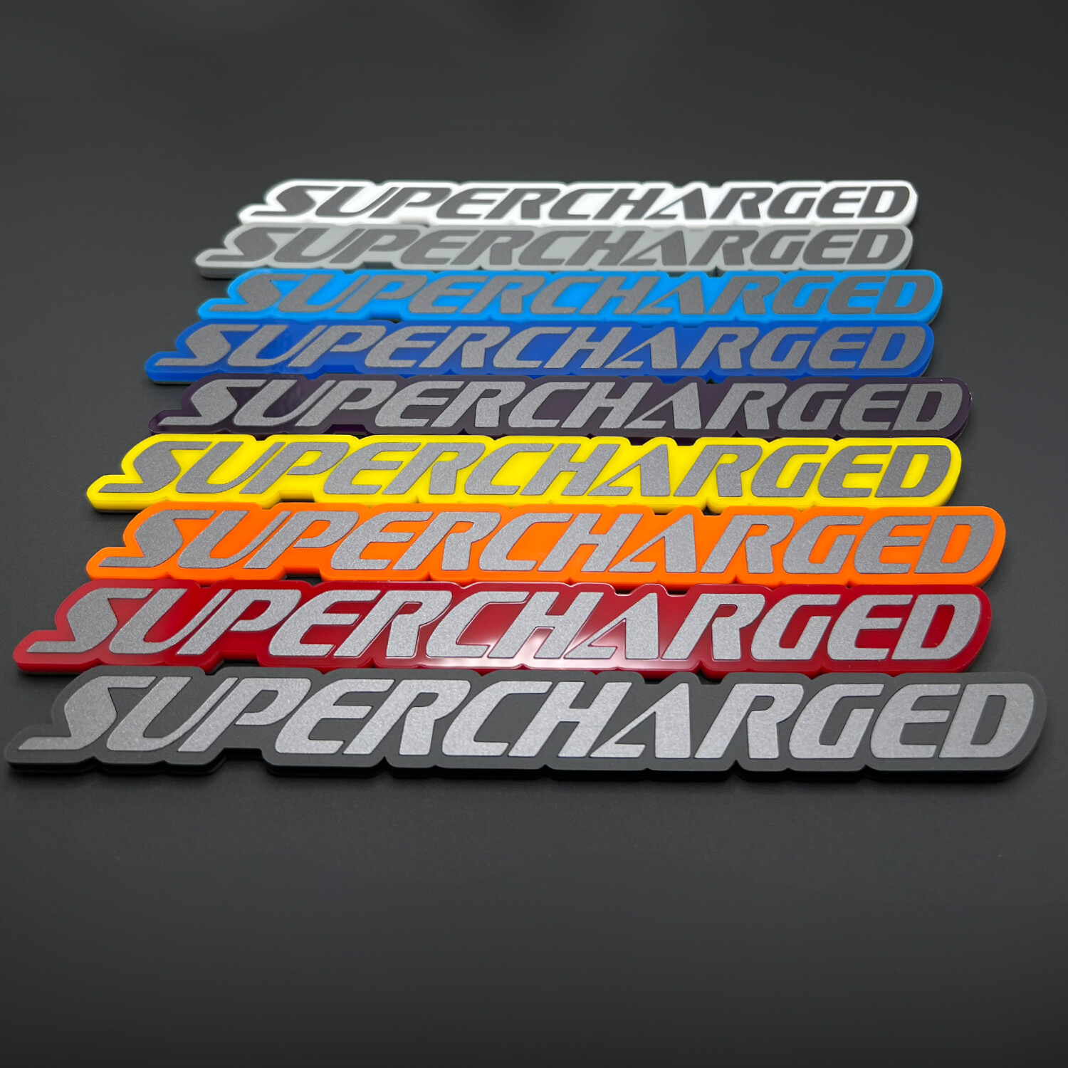 1 SUPERCHARGED Emblem fits Hellcat Charger Challenger Trackhawk ...