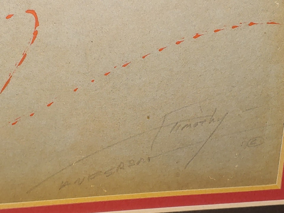 Marilyn Monroe signed vintage art Timothy Anderson (Rare) Estate Sale ...