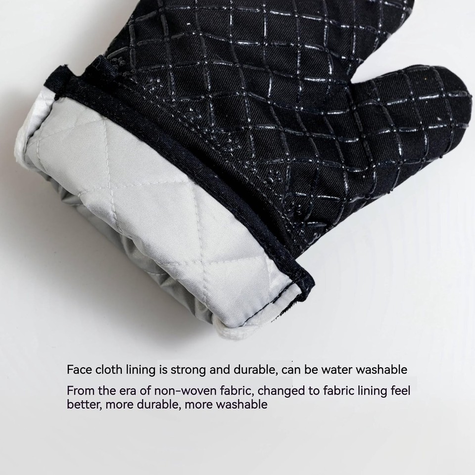 Oven Mitts and Pan Racks Set, Extended Kitchen Oven Mitts and Pan Racks ...