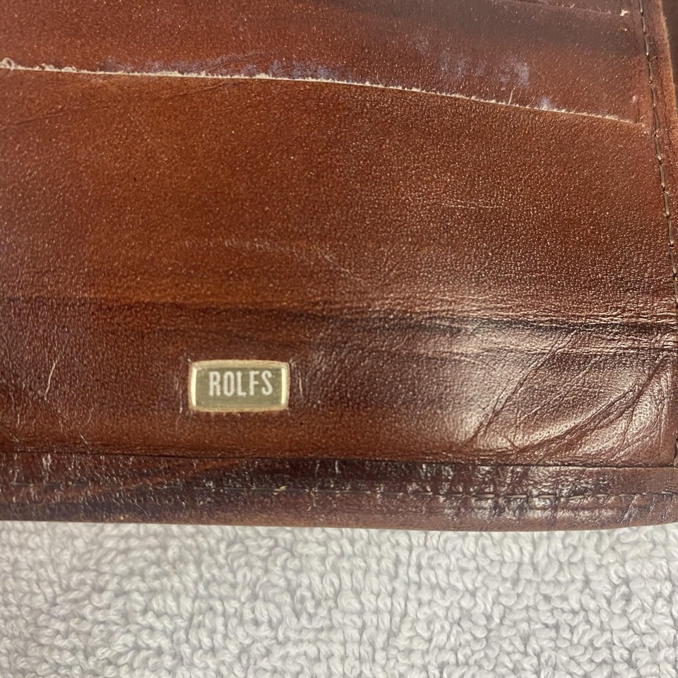 Rolfs Wallet Mens Bifold Cowhide Leather Billfold Organizer Classic ...