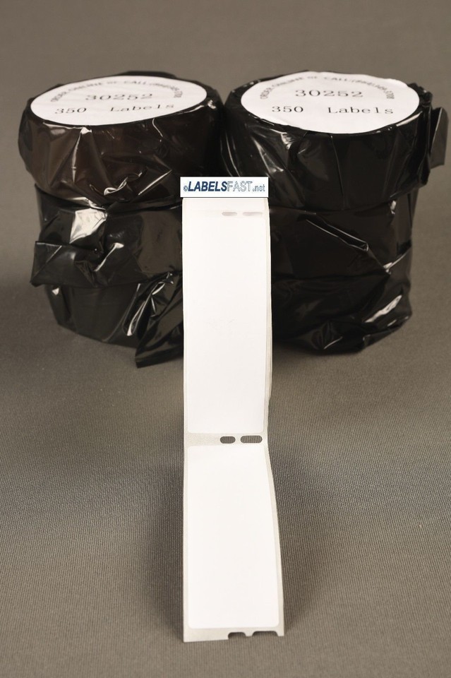 Compatible Dymo 30252 Address Labels Size 1-1/8" x 3-1/2" - 350 Labels ...