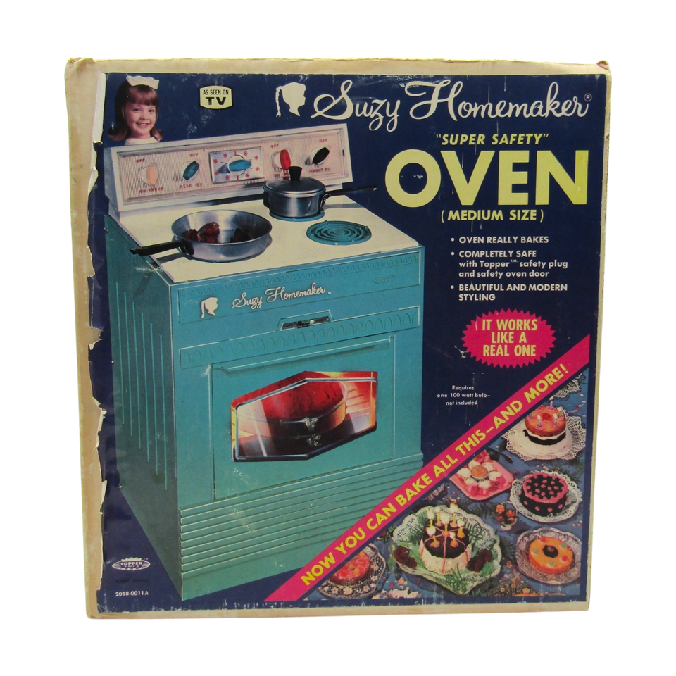 VTG 1960's Topper Toys SUZY HOMEMAKER Kitchen Safety Oven Stove w Box ...