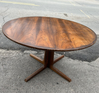 danish dining table rosewood Gudme Moble Fabrik Double Extending Mcm ...