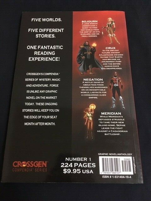 Forge GN #1 graphic novel Meridian Sojourn Negation Crux The Path ...