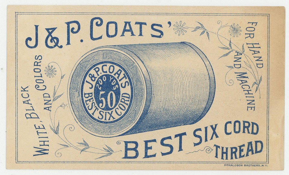 J&P Coats Thread Pooh-Bah Asian Ceremony 1880's Trade Card | eBay