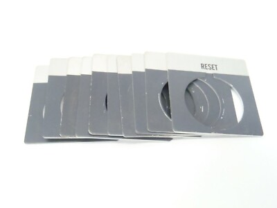 30mm "RESET" Push Button Switch Plate LOT OF 10 | eBay