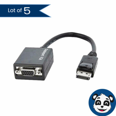 Lot of 5 StarTech DP2VGA2 Display Port to VGA Video Adapter Converter ...