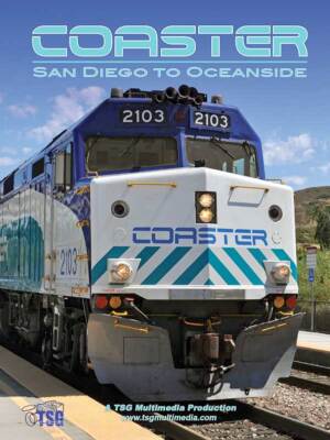 Coaster San Diego to Oceanside DVD Surf Line Commuter Surfliners F40PH ...