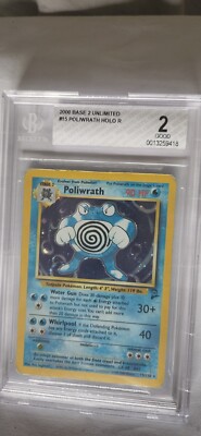 Pokémon TCG Poliwrath Base Set 2 15/130 Holo Unlimited Holo Rare | eBay