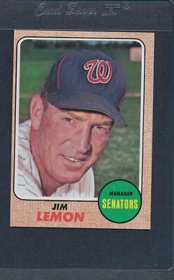 1968 Topps #341 Jim Lemon Senators EX/MT *8164 | eBay