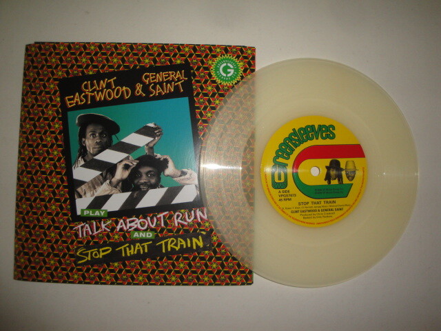Clint Eastwood & General Saint: Stop That Train 7 " Clear Vinyl ...
