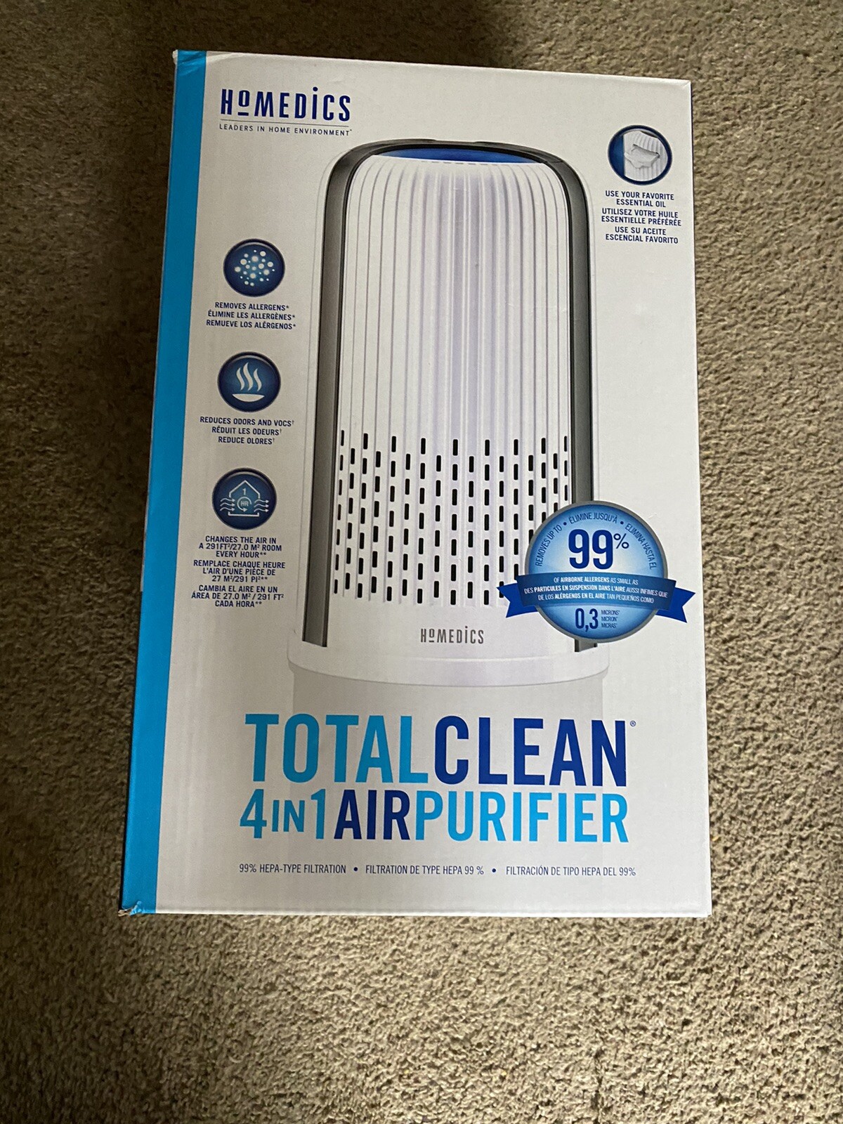 HoMedics Total Clean Air Purifier 31262094513 | eBay