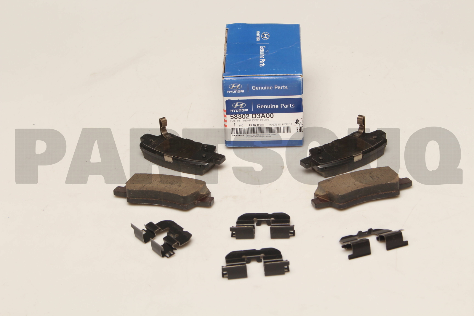58302D3A00 Genuine Hyundai / KIA PAD KIT-REAR DISC BRAKE | eBay