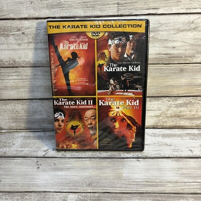 The Karate Kid Collection DVD Original I II III 1-3 + Karate Kid Jaden ...