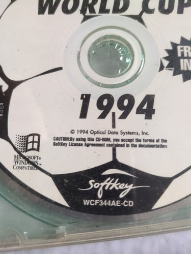 Vtg. Sports Image World Cup 1994 Sports By Softkey (PC Game CD ROM ...