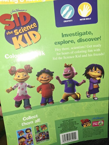 Sid The Science Kid & Blippi Coloring Books LAST OneS | eBay