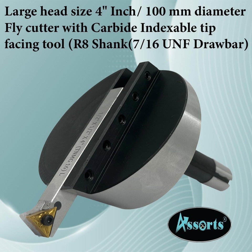 Assorts Large head size 4" Inch/ 100 mm diameter Fly cutter with ...