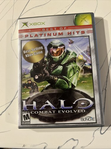 Halo: Combat Evolved (Microsoft Xbox, 2001) Platinum Hits + Case And ...