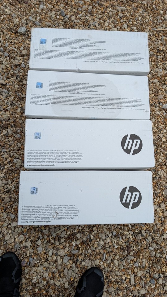 HP Sealed 1 x CE340AC 1x CE341AC 1x CE342AC 1x CE343AC full set-toners ...