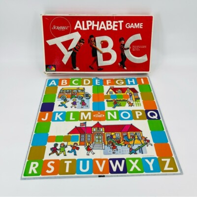 Vintage 1972 Scrabble Alphabet ABC Boardgame #15 | eBay