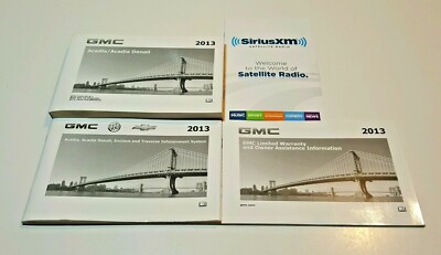 2013 GMC ACADIA NAVIGATION SYSTEM OWNERS MANUAL DENALI SLT2 SLE2 AWD ...