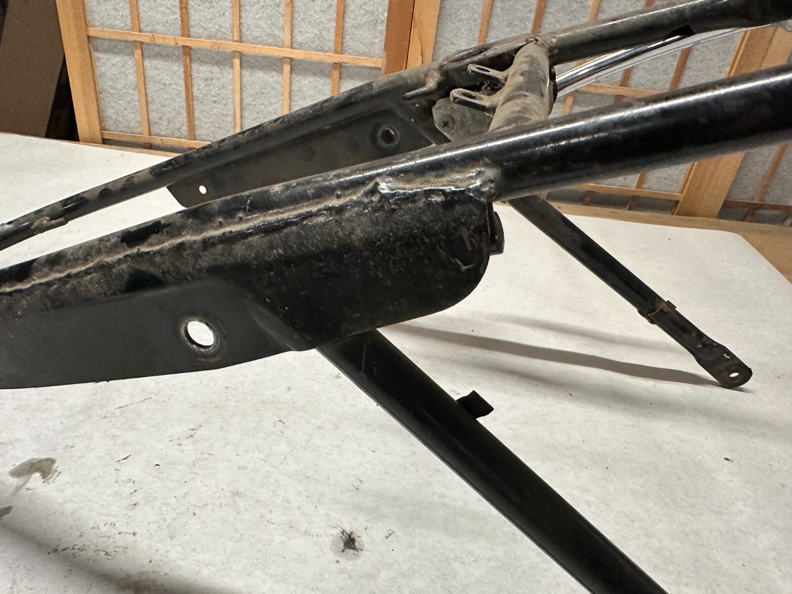 1973 BMW R75/5 750 Rear Frame Loop Passenger Grab Bar Seat Lock GREAT ...