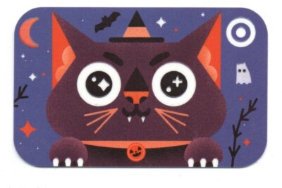 Target Halloween Cat Witches Hat Gift Card No $ Value Collectible 4727 ...