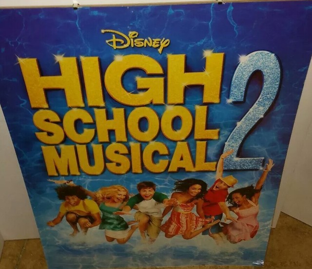 DISNEY PROP HIGH SCHOOL MUSICAL 2 MOVIE POSTER PRINT 18x24 FRAMED | eBay