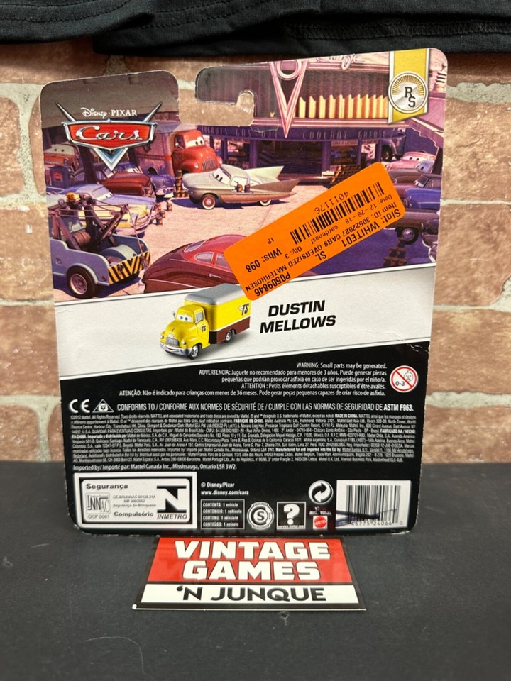 MATTEL DISNEY PIXAR CARS - DELUXE "DUSTIN MELLOWS" NEW | eBay